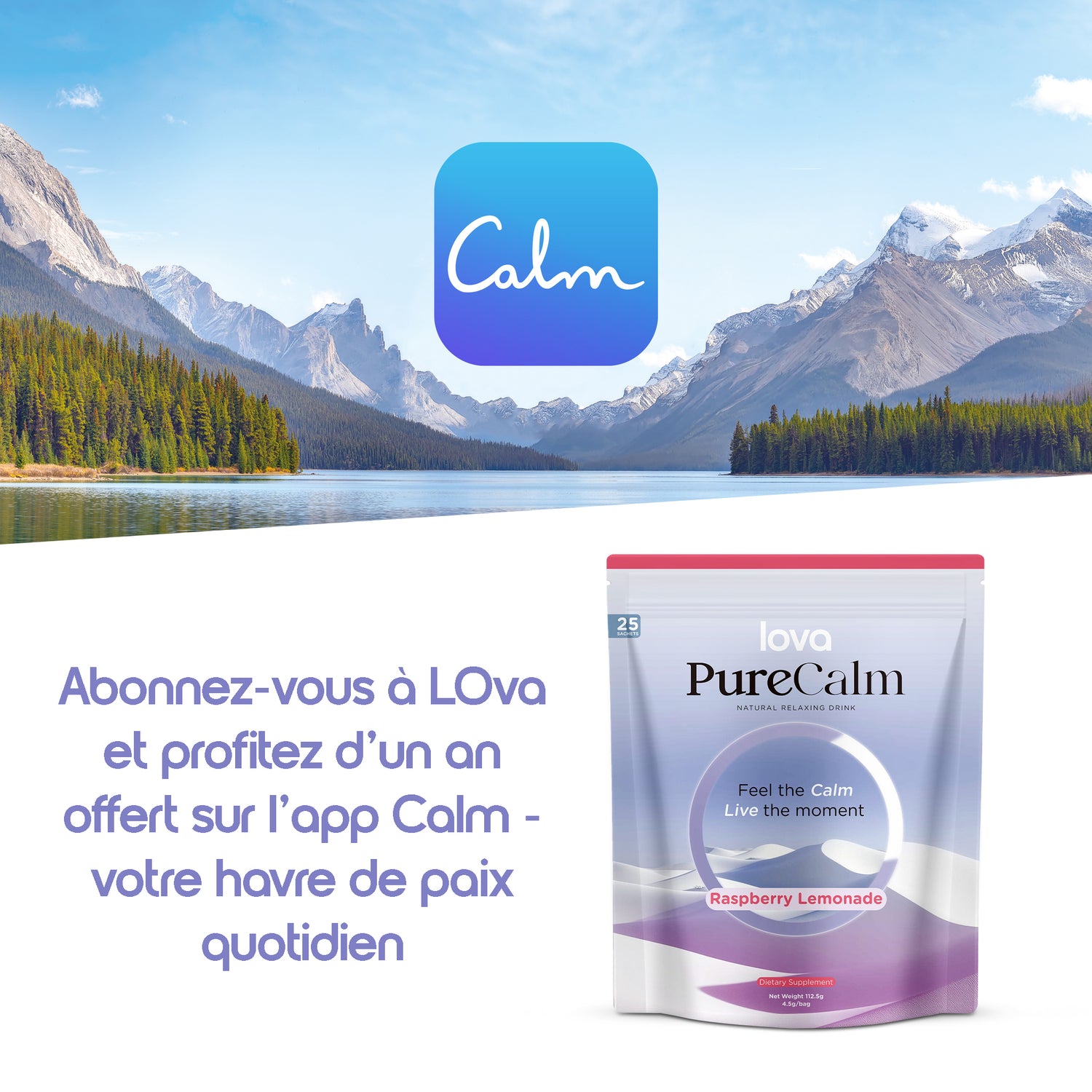 PureCalm - Boisson relaxante naturelle – Lova