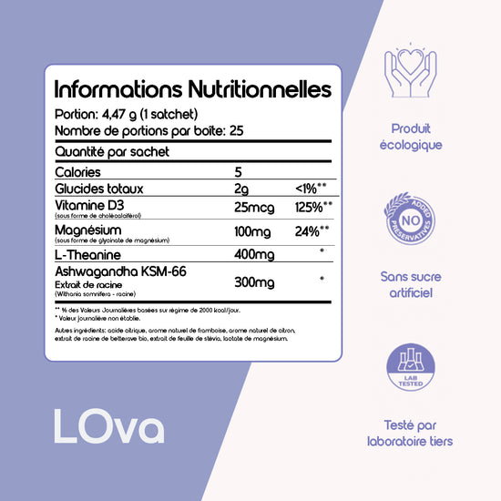 PureCalm - Boisson relaxante naturelle – Lova