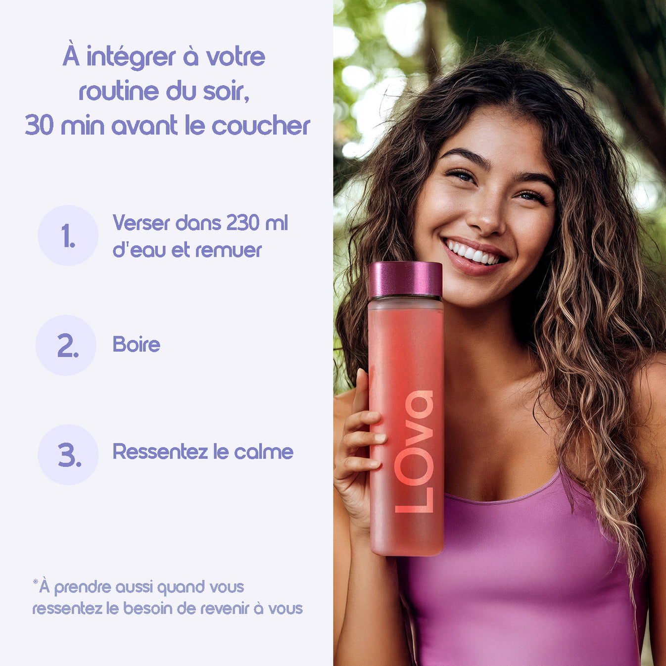 PureCalm - Boisson relaxante naturelle – Lova